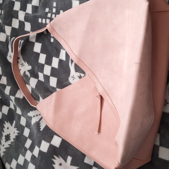 Ulta Beauty | Bags | Ulta Beauty Pink Soft Faux Leather Shoulder Tote ...